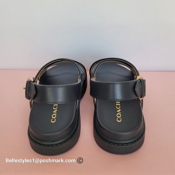 Coach | Shoes | Coach Fraser Sandal In Signature Jacquard Chambray ...